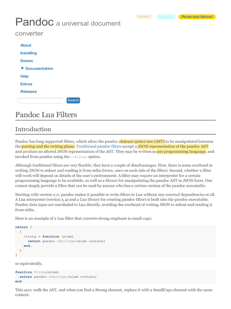 pandoc_lua_filter_manual | PDF | File Format | Function (Mathematics)