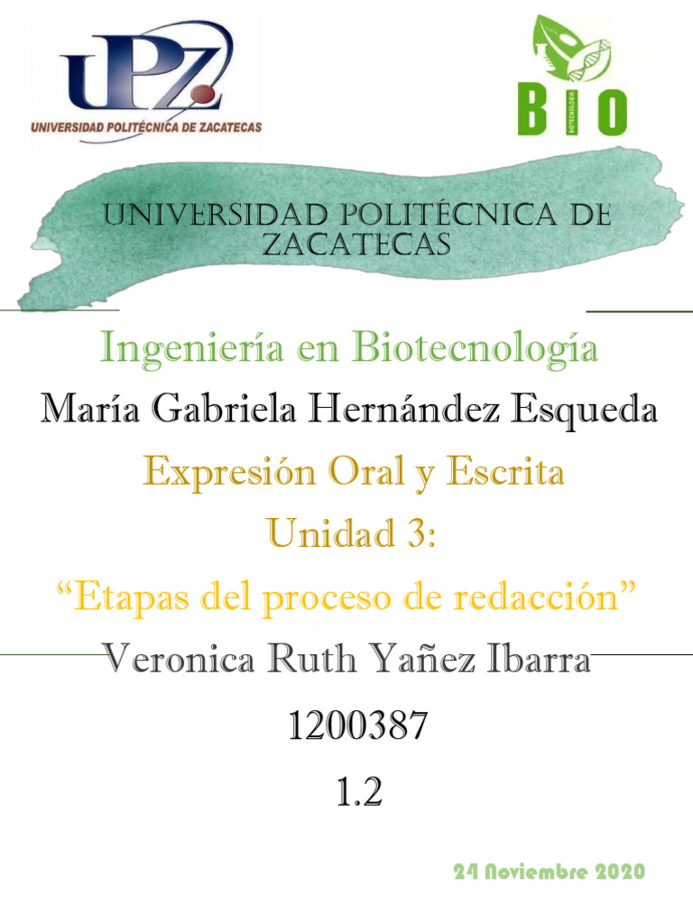 Etapas Del Proceso de Redaccion | PDF