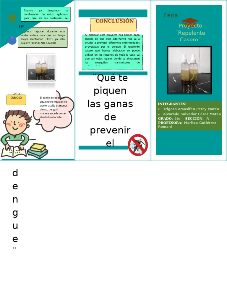 669677683-Triptico-repelente-2 | PDF | Epidemiología | Microbiología