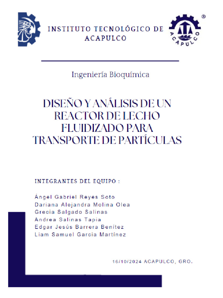 Fenomenos de Transporte | PDF | Reactor Quimico | Gases