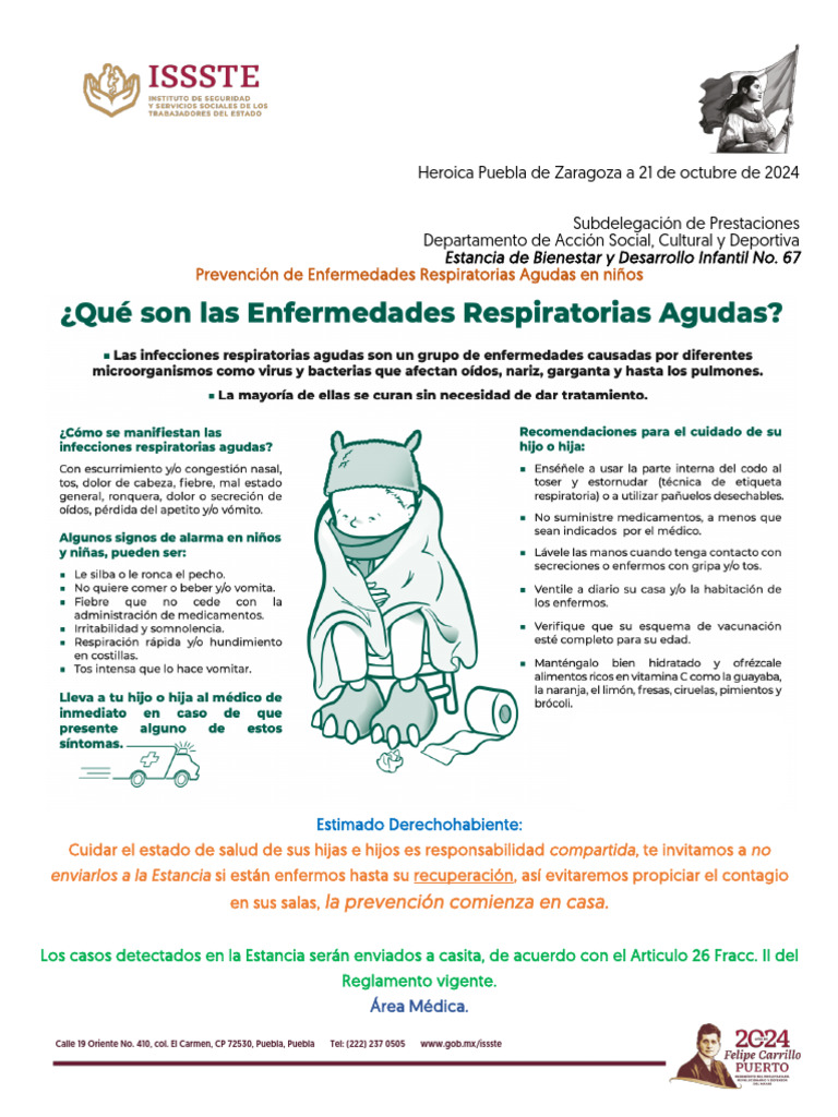 Prevención Enfermedades Respiratorias Infantiles | PDF