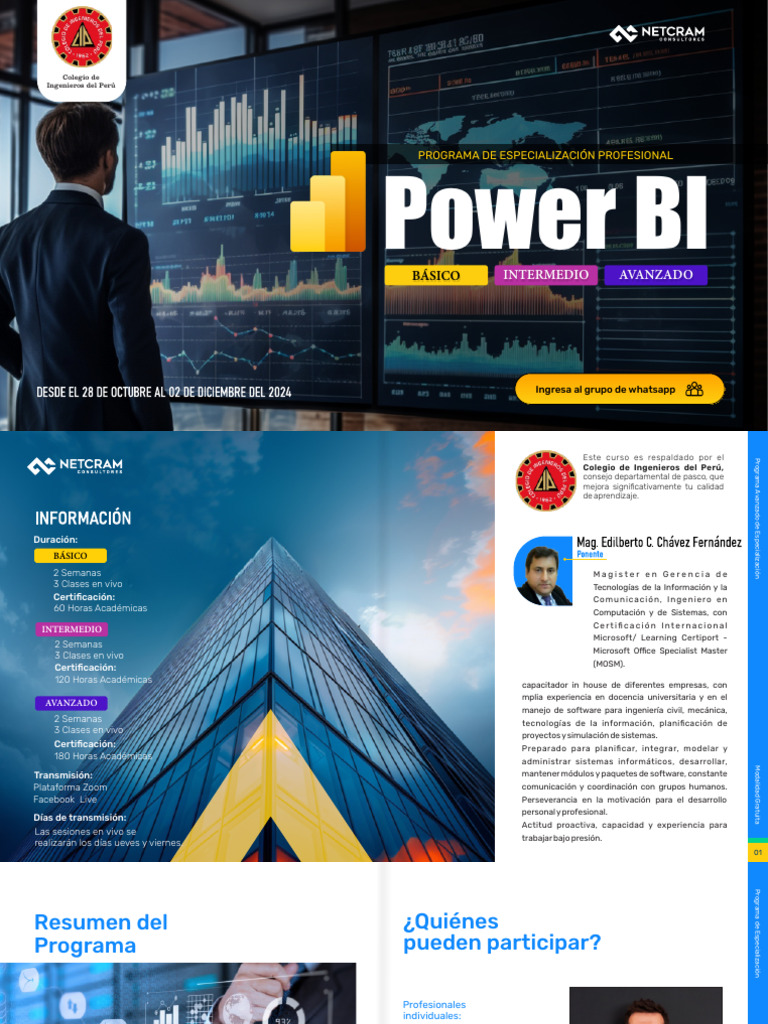 BROCHURE POWER BI-1 | PDF | Ingeniería | Informática