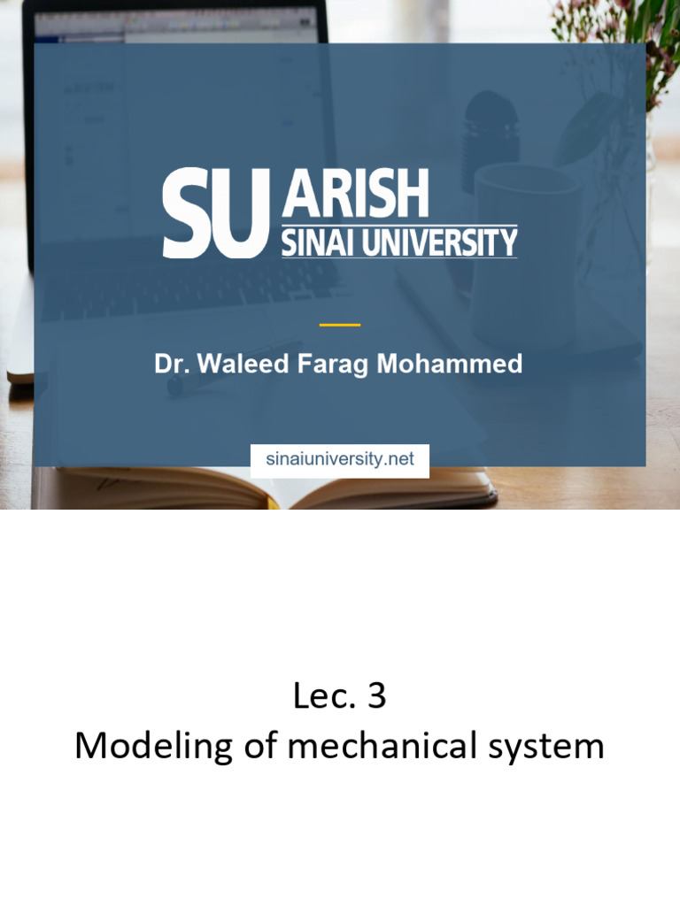 Lec.3 Modeling of Mechanical System-Final | PDF