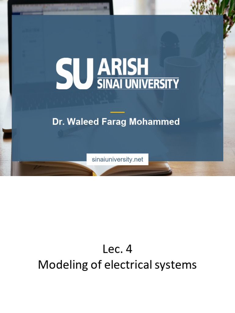 Lec.4 Modelling of Electrical System S | PDF | Electric Motor | Electrical Engineering