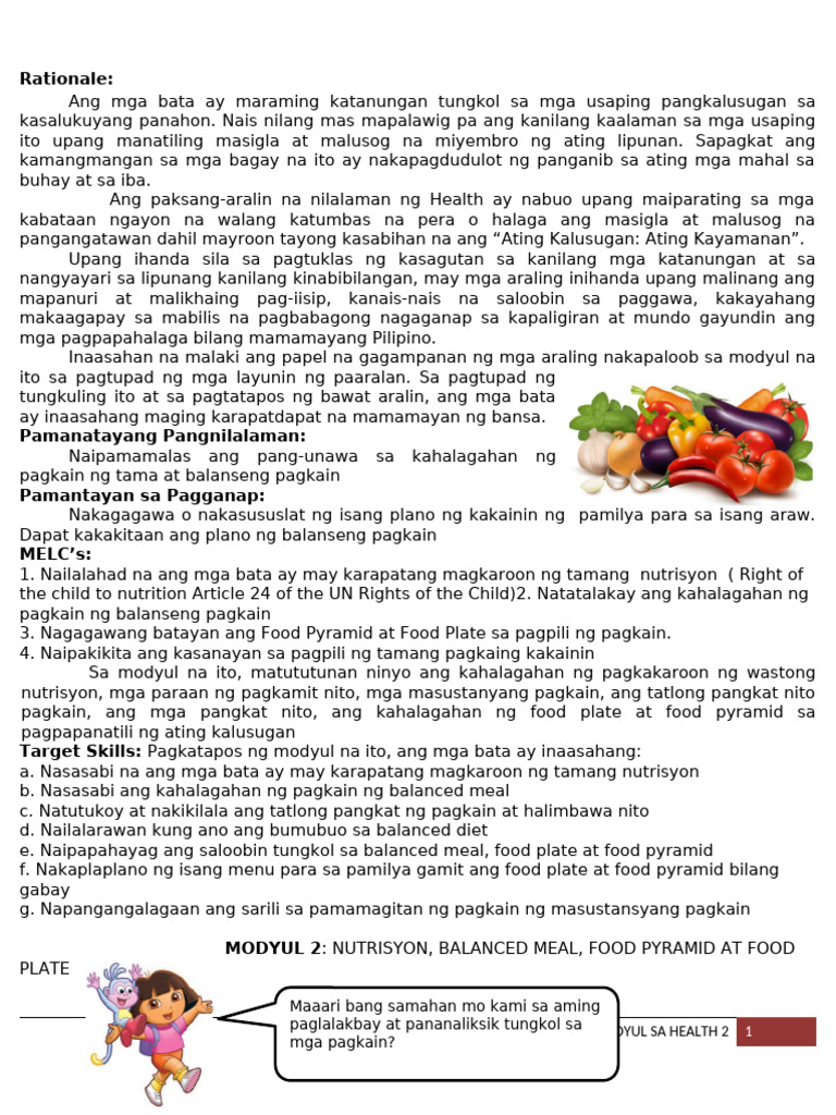 Health 2 Module Final-Students | PDF