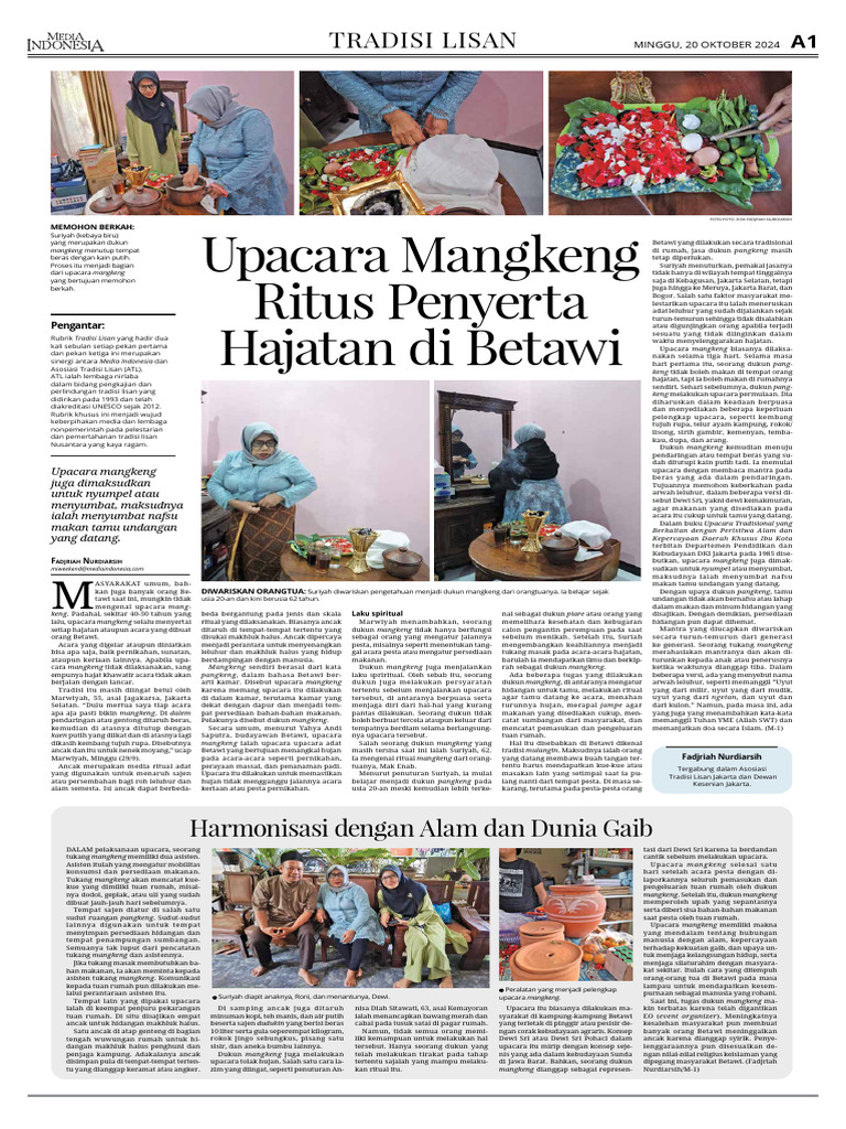 Hal A1-Tradisi Lisan-201024-Rev Halaman | PDF