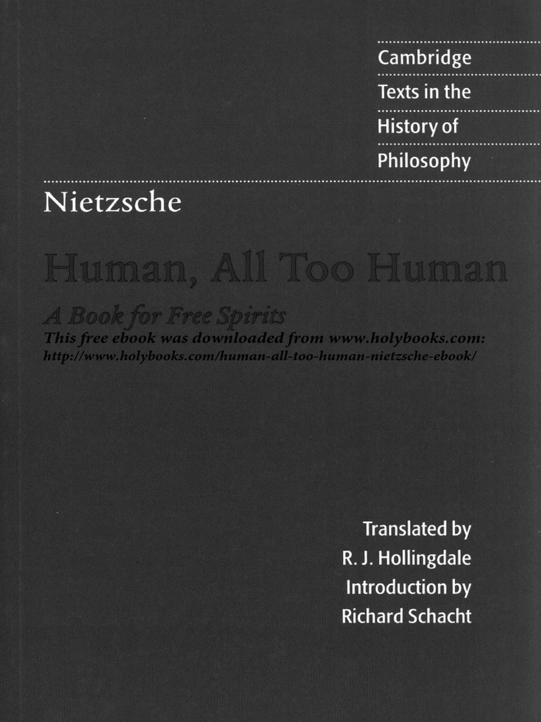 Nietzsche Human All Too Human by Nietzsche | PDF | Religion & Spirituality