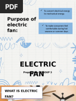 Electric Fan Parts & Functions Guide | PDF | Electric Motor | Bearing ...