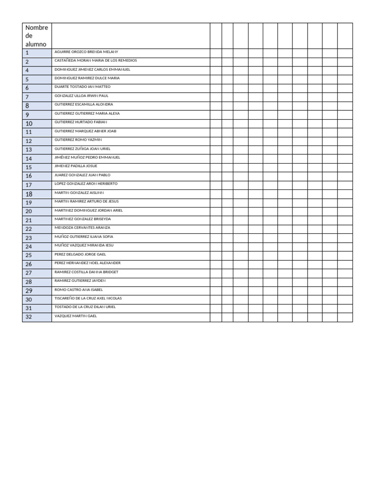 Registro Calculo Mental | PDF
