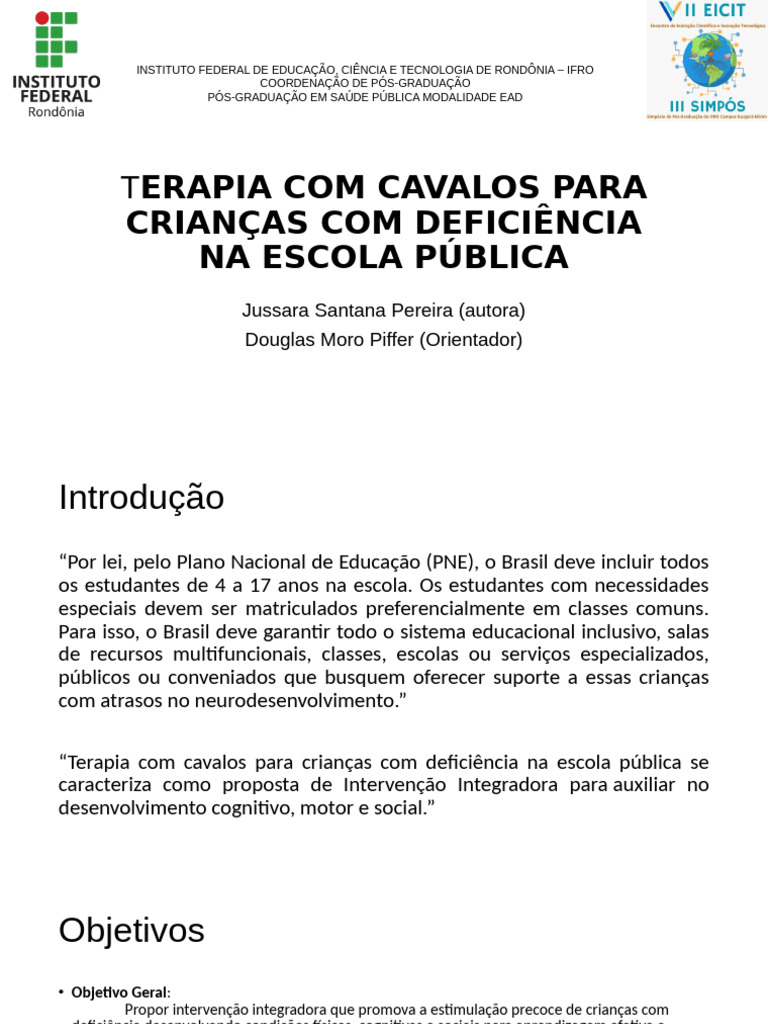 Tamplate Slides III SIMPÓS - Pós Graudação em Saúde Pública | PDF ...