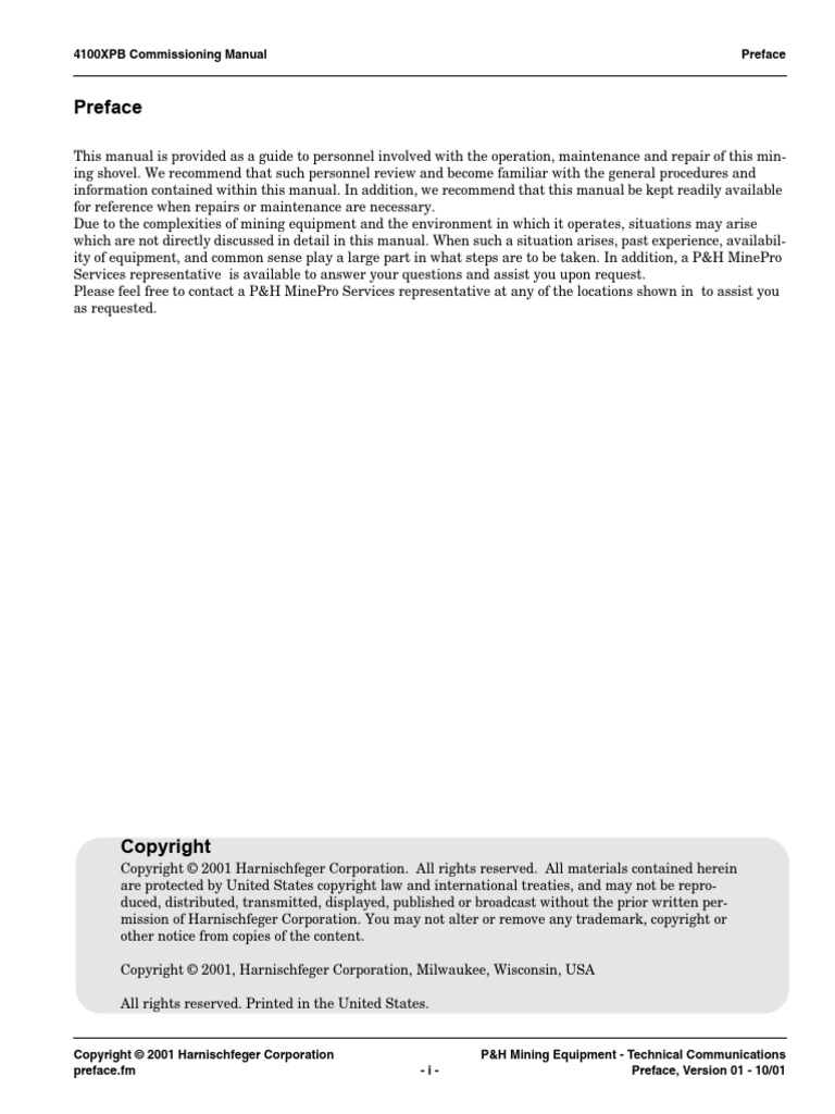 4100XPB Commissioning Manual | PDF | Electrical Resistance And ...