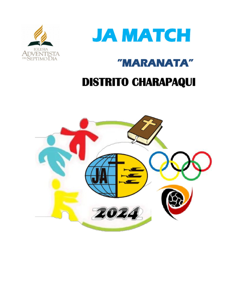 Convocatoria JA Match 2024 | PDF | Deportes y actividades al aire libre