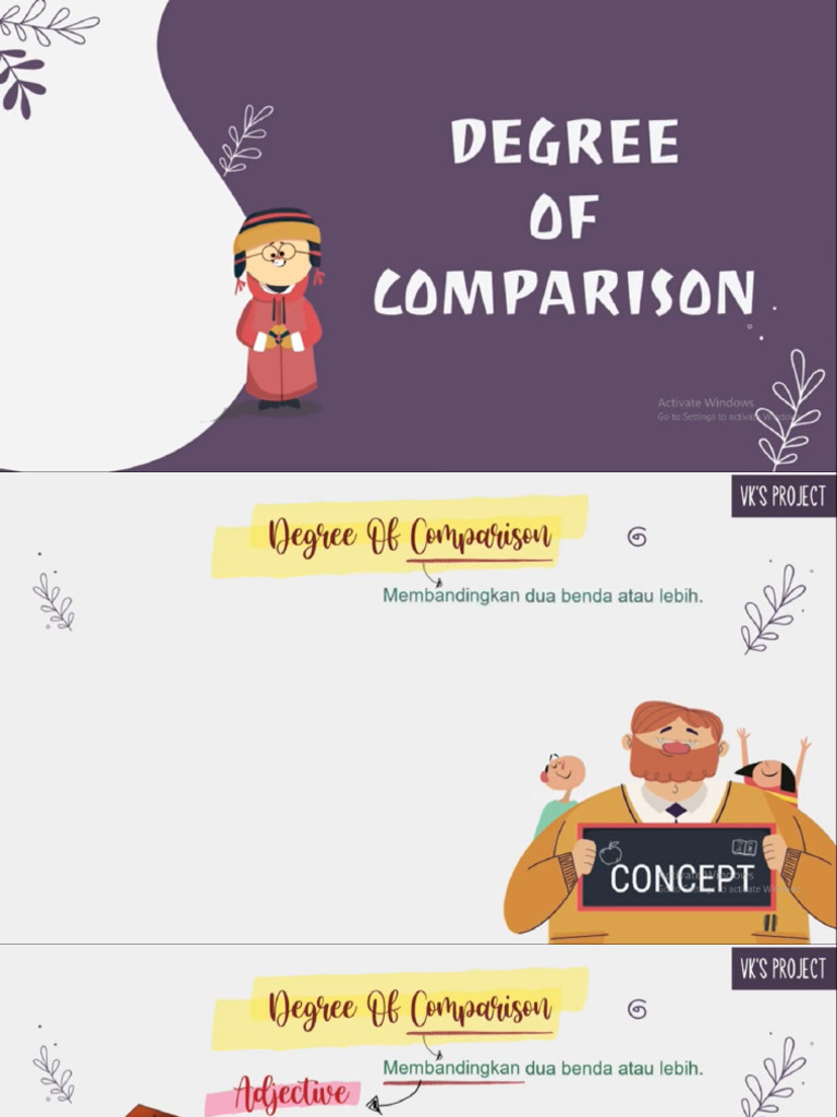 Degree of Comparison | PDF