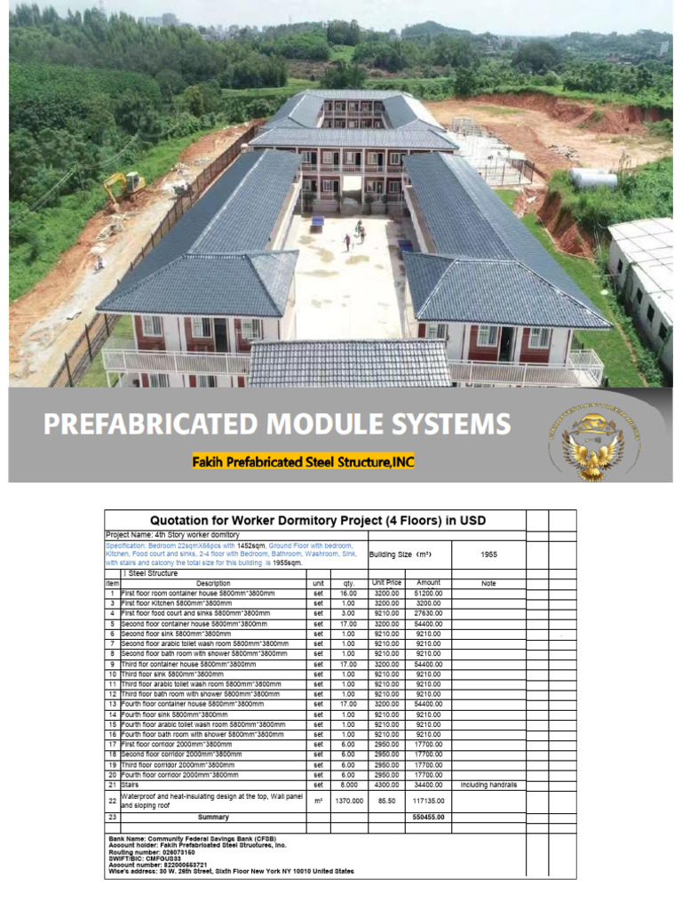 Worker Dormitory 4 Story - Jordan0124 | PDF | Bathroom | Wall