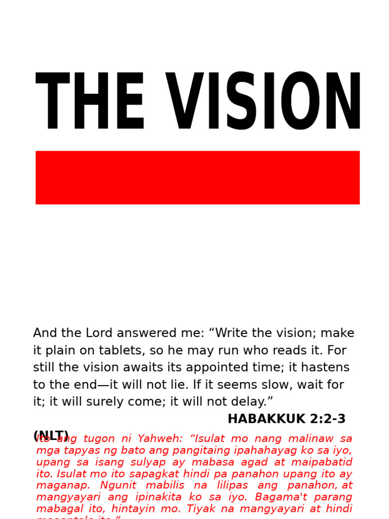 The Vision | PDF
