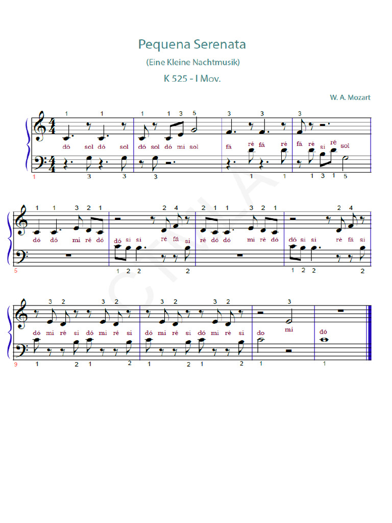 Pequena Serenata | PDF