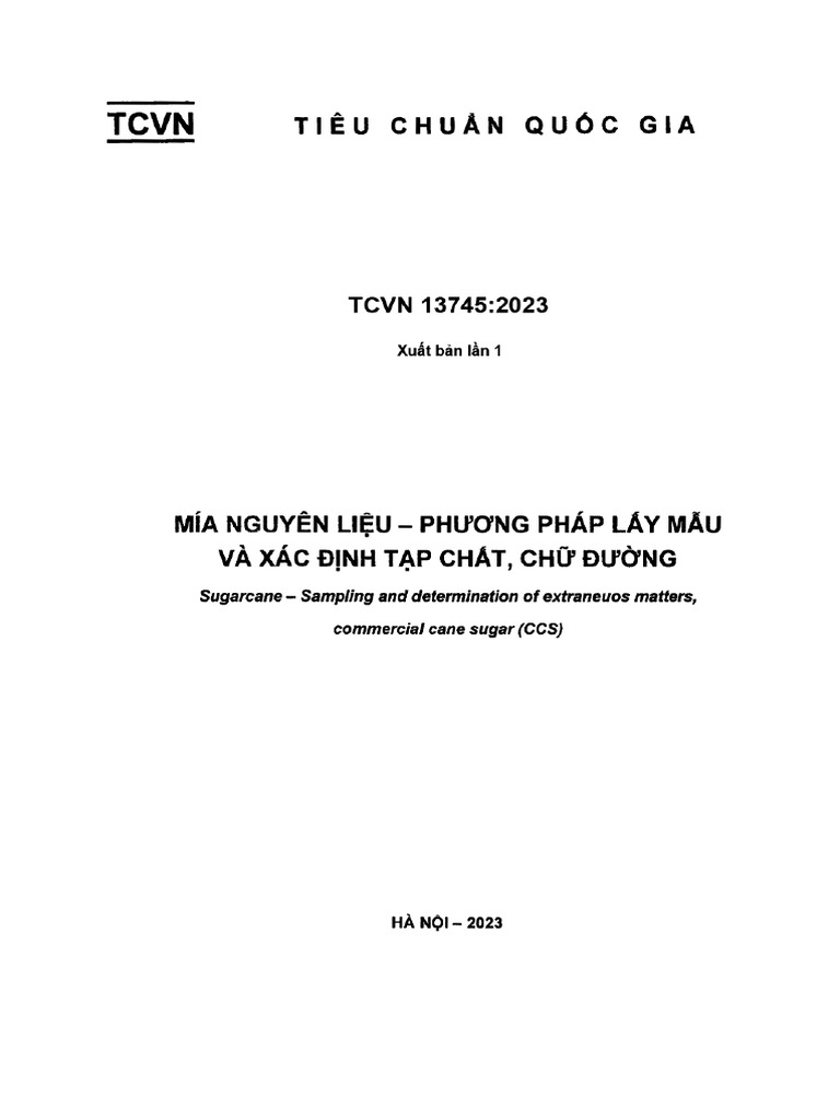 Tiêu Chuẩn Việt Nam-TCVN 13745 - 2023 | PDF