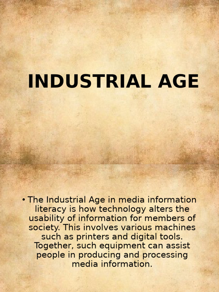 Evolution of Media in the Industrial Age | PDF | Printing Press | Telephone