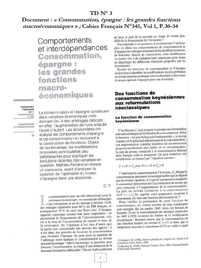 TD3 - Doc Macro | PDF