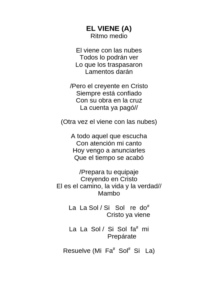 El Viene | PDF