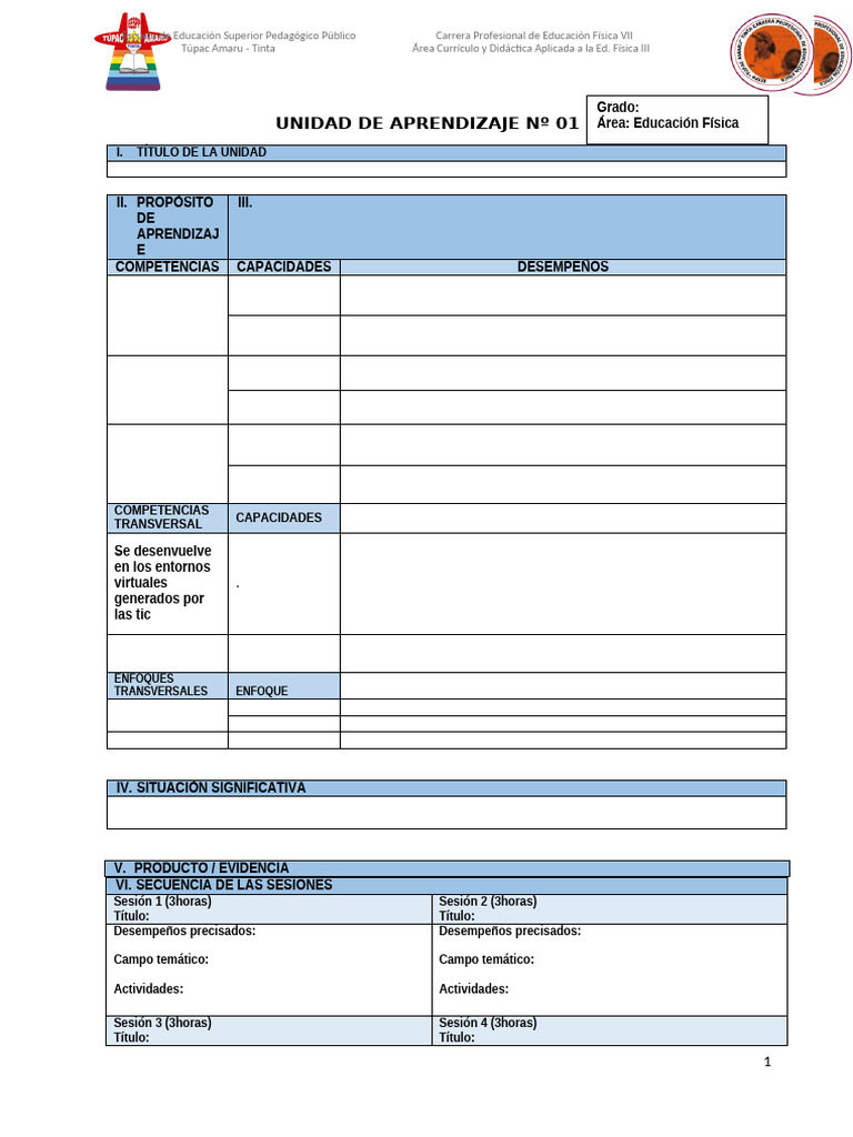 Esquema de Unidad de Aprendizaje 2021 | PDF | Plan de estudios | Evaluación