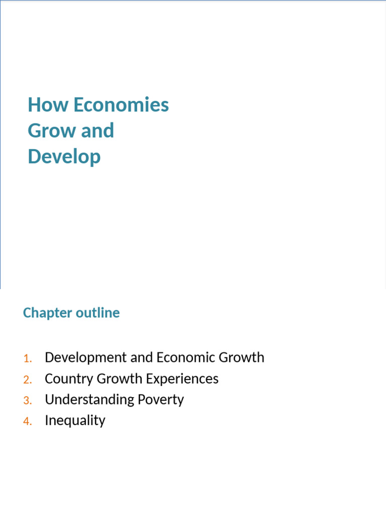 Chapter 14 How Economies Grow and Develop | PDF | Economic Growth | Poverty