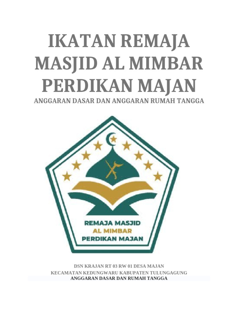 Ikatan Remaja Masjid Al Mimbar | PDF | Karier & Perkembangan