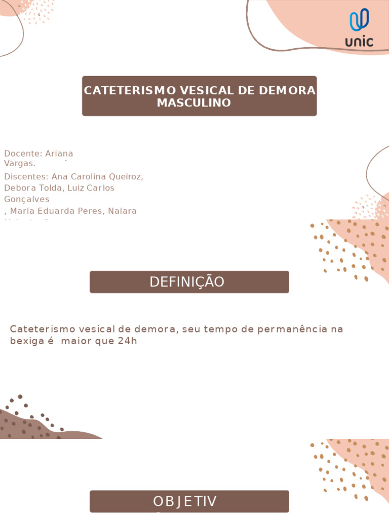Cateterismo Vesical de Demora Masculino | PDF | Urologia