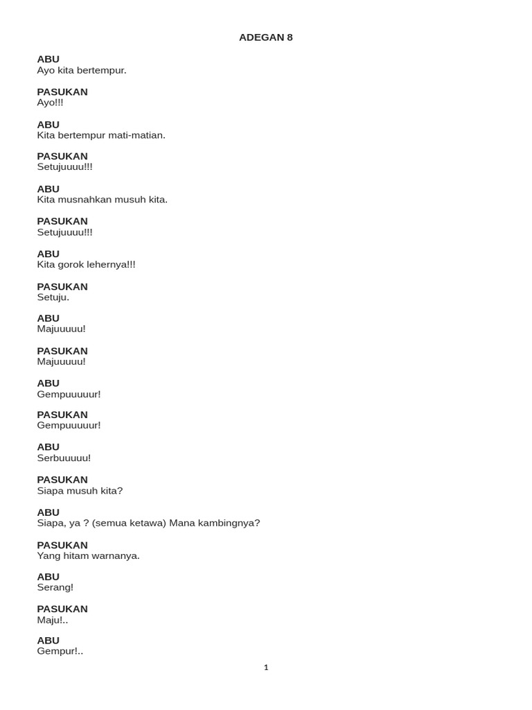 Adegan 8 | PDF