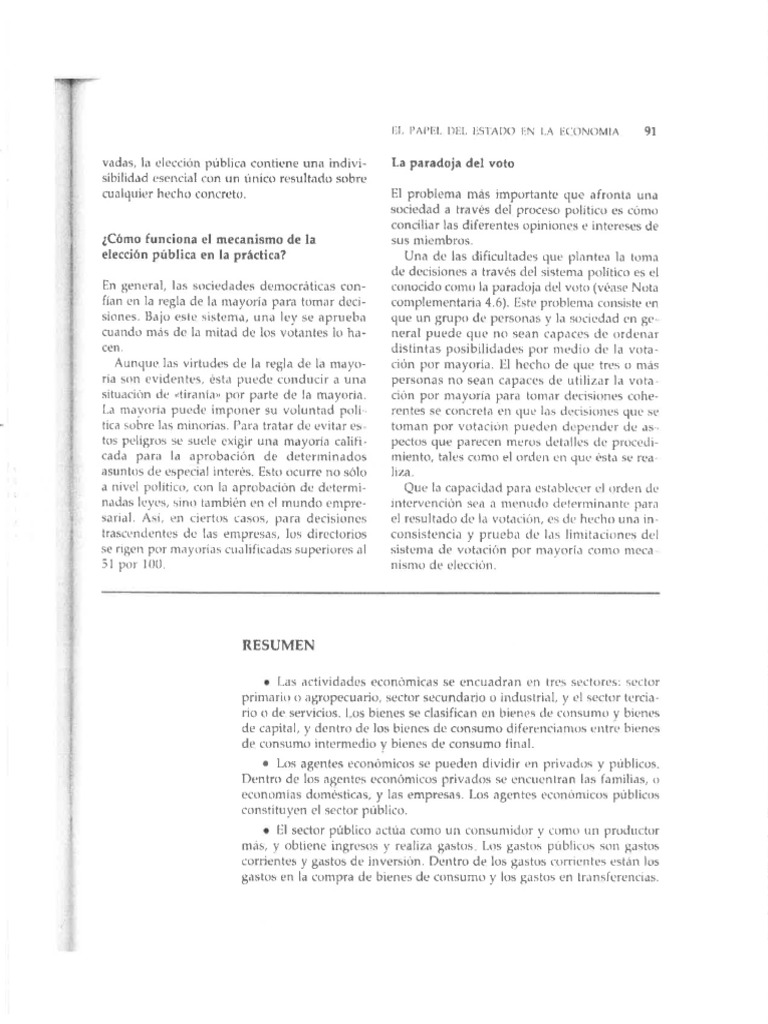 Capitulo 4B El Papel de Estado en La Economia | PDF