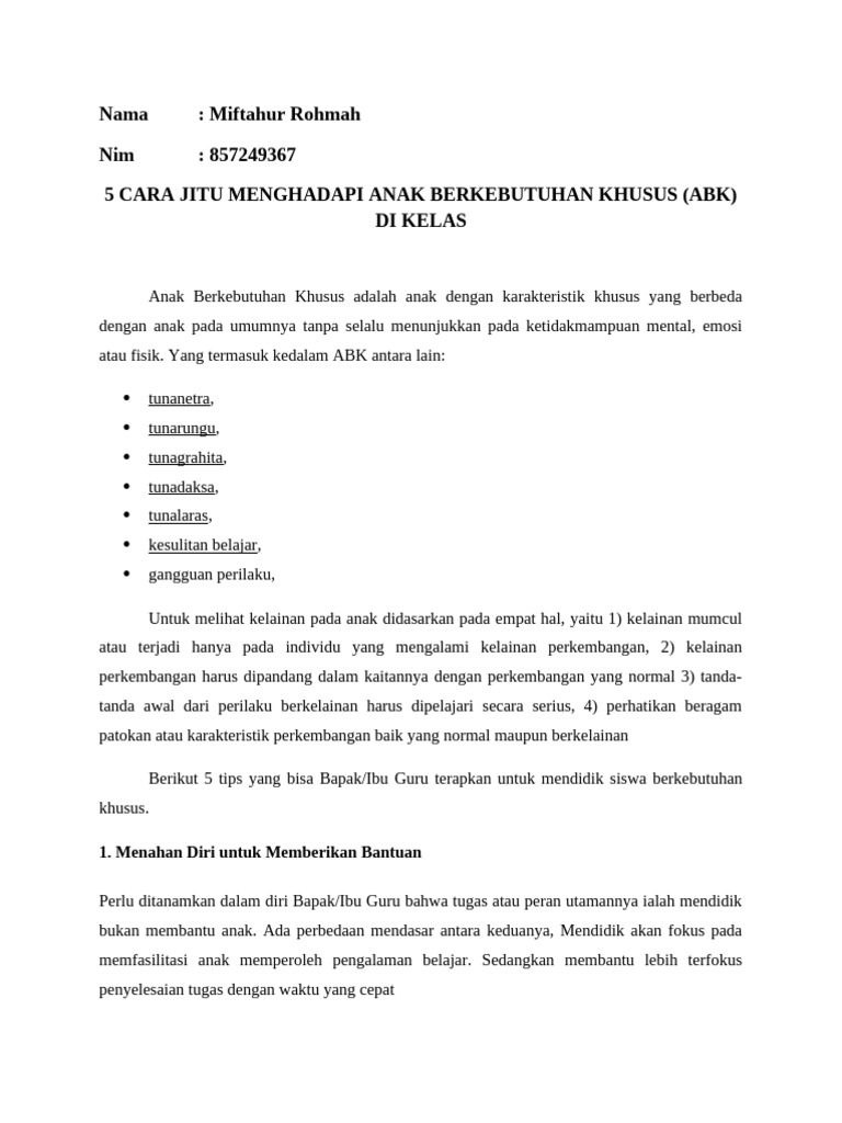 22.tugas 3 Keterampilan Menulis - Miftahur Rohmah - 857249367 | PDF