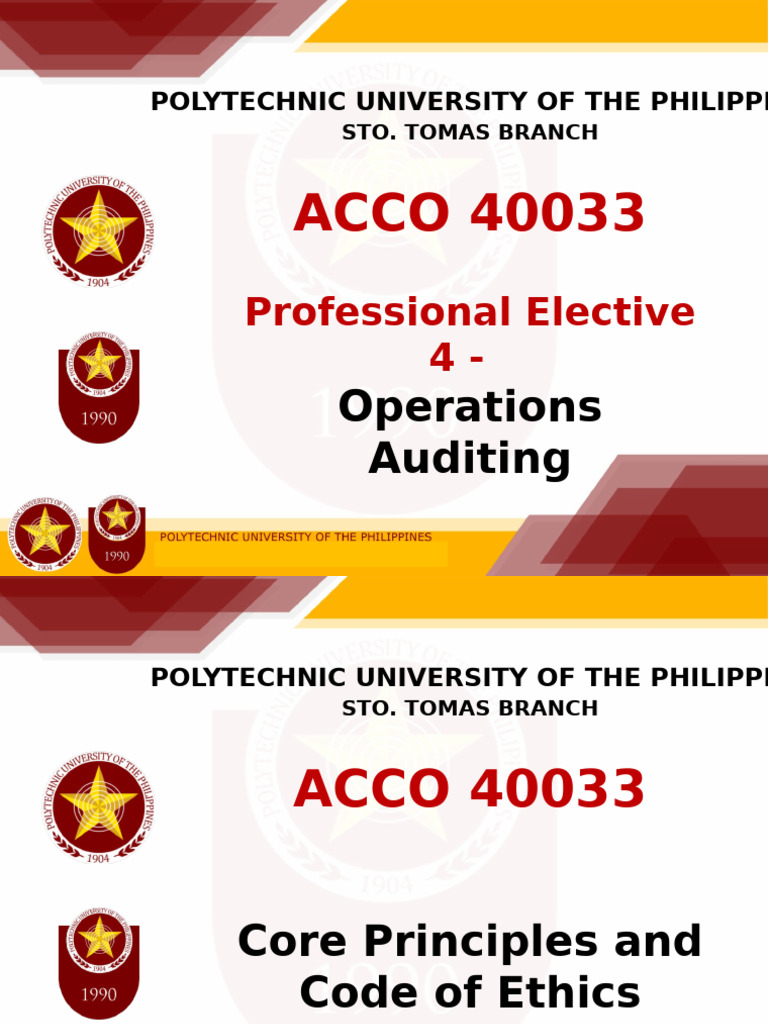 ACCO 40033 LM2 Code of Ethics | PDF | Finance & Money Management