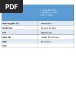 MAS291 - Tong Hop Kien Thuc Pt1 | PDF