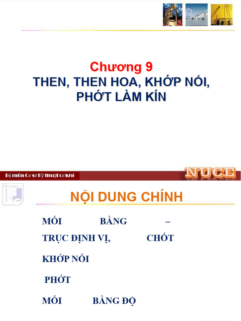 Chương 9 - Then, Then hoa, Khớp nối | PDF