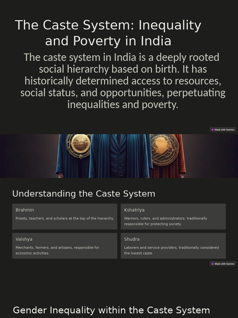 Caste System's Impact on Inequality in India | PDF | Caste ...