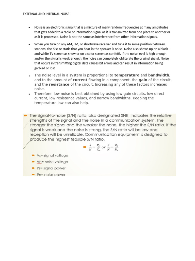 Comms 1 Reviewer Part 2 PDF | PDF | Amplifier | Distortion