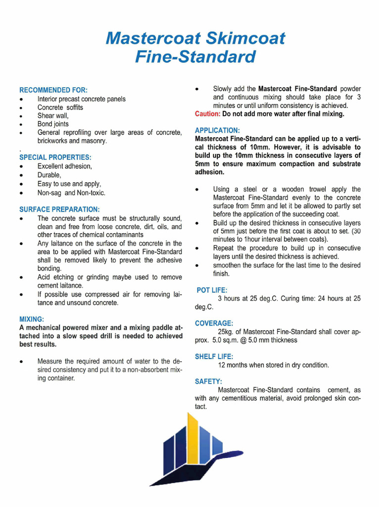 Skimcoat | PDF