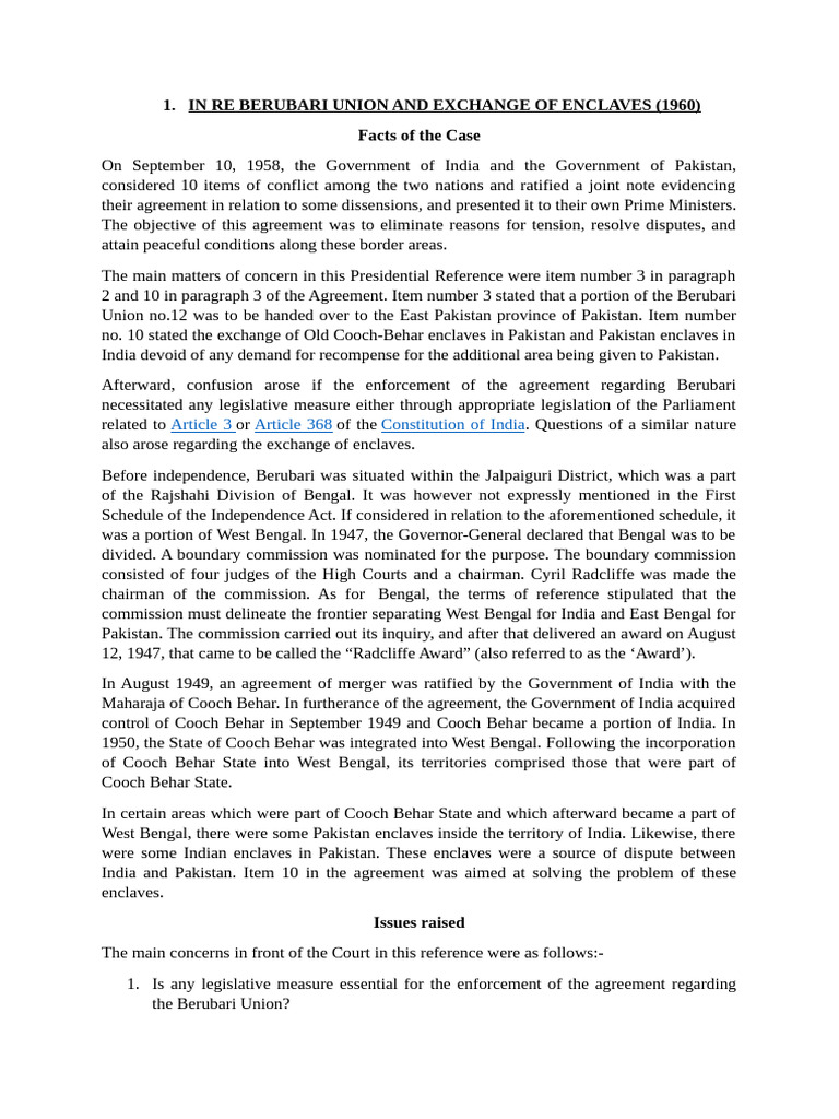 Constitutional Law - Case Laws | PDF | Constitution | Constitutional ...