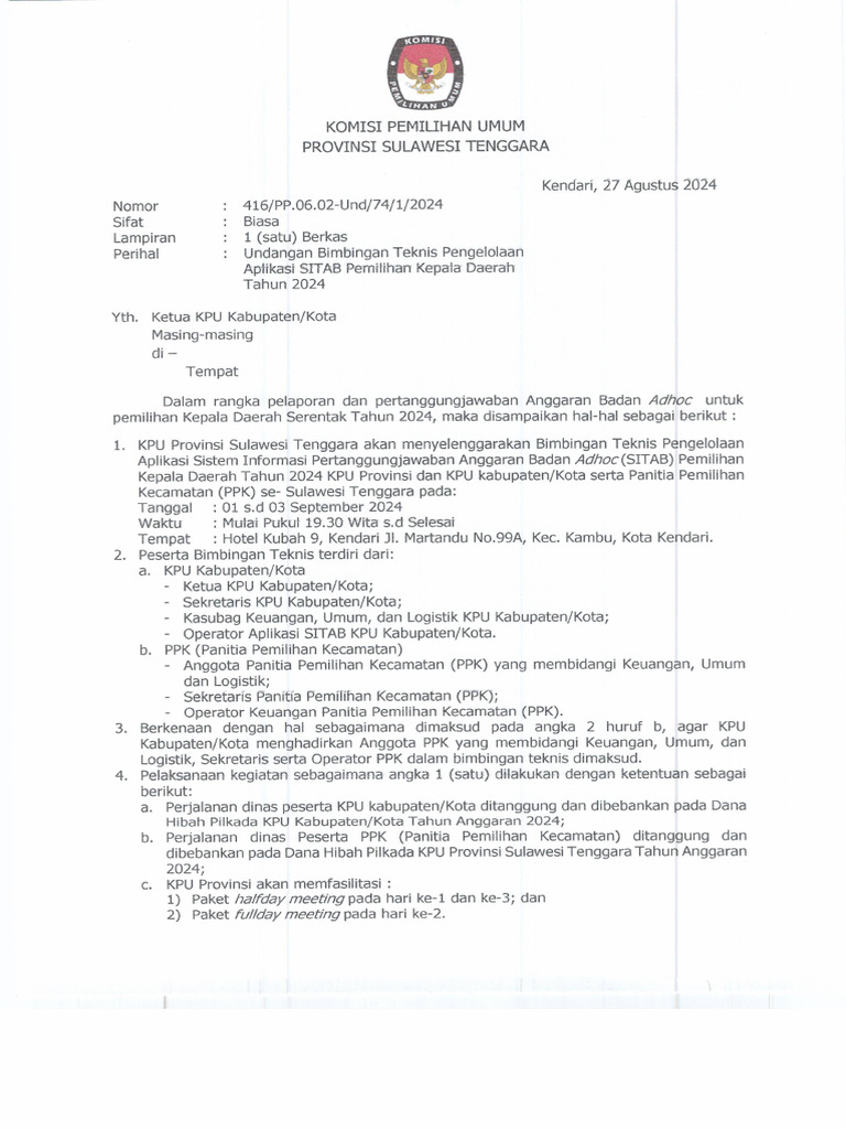 416 - Und Bimtek SITAB | PDF