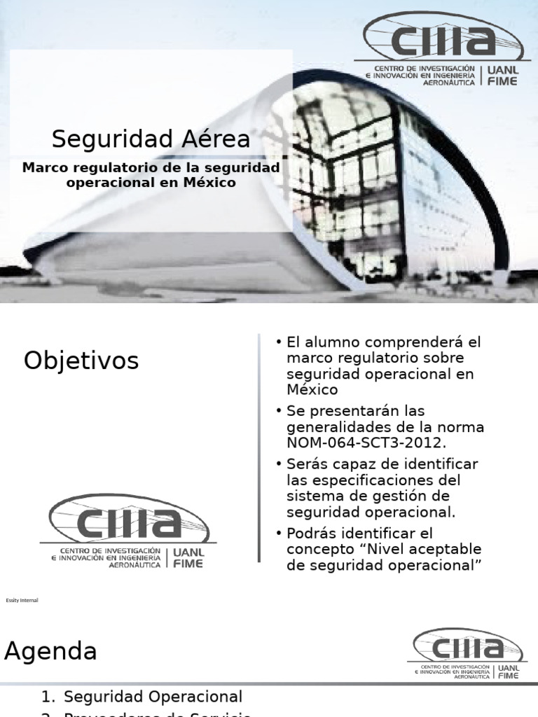 Marco Regulatorio de Seguridad Operacional en México NOM-064 y Guia de ...