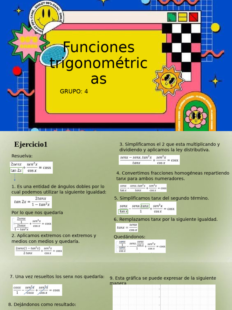 Análisis de Funciones Trigonométricas | PDF | Funciones trigonométricas | Función (Matemáticas)