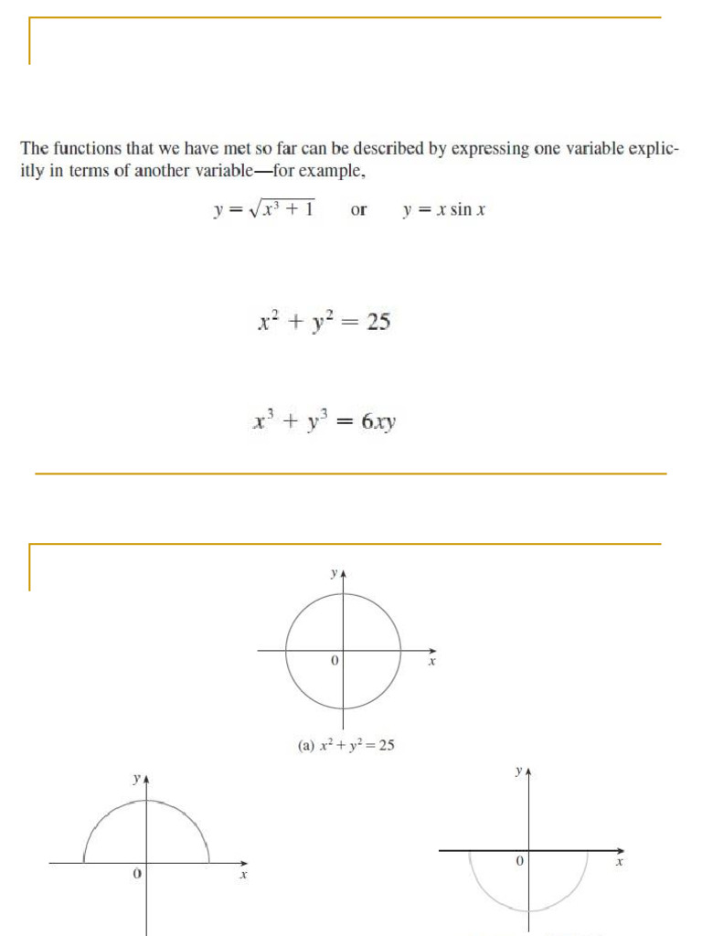 Implicit Differentiation Explained | PDF | Teaching Methods & Materials
