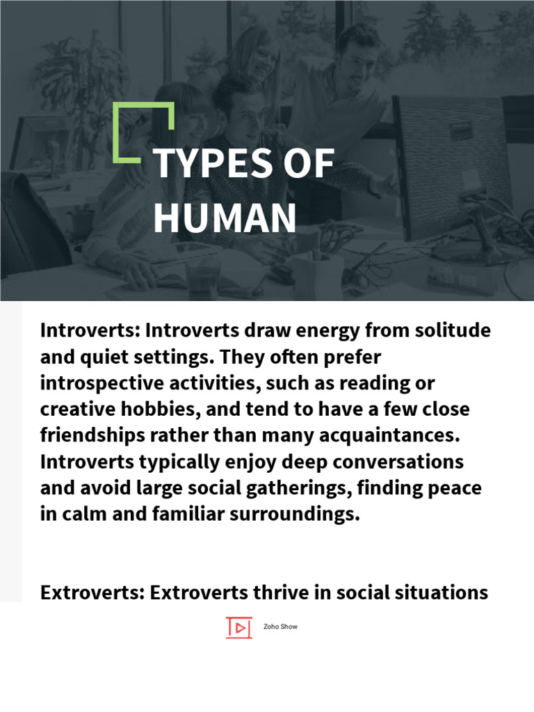 Introvert and Extrovert | PDF | Career & Growth