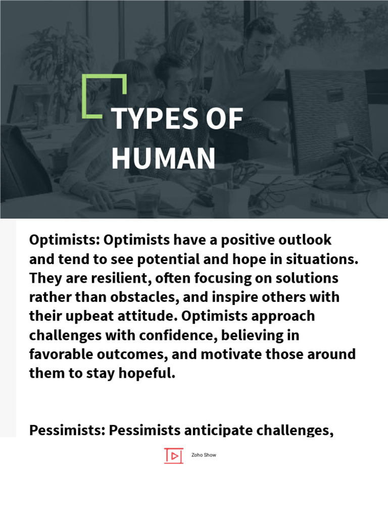 Optimism and Pessimist | PDF