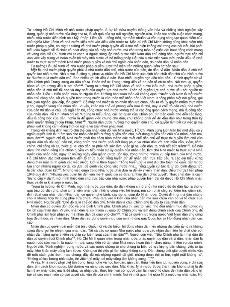 Tiểu luận tthcm | PDF