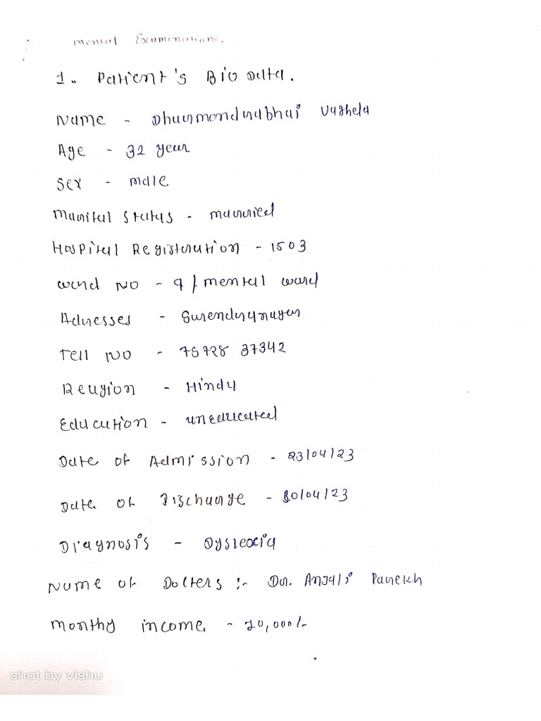 MHN Examination | PDF