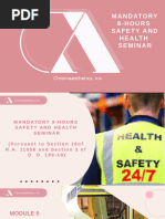 MESH Module 1 | PDF | Occupational Safety And Health | Labor