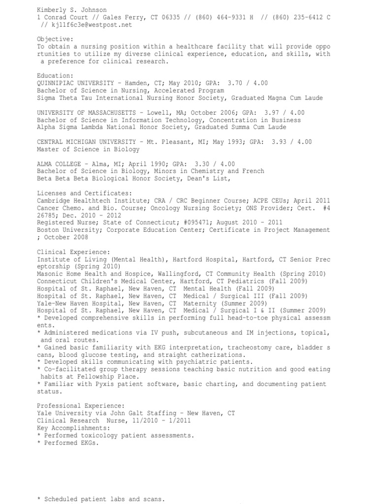 Clinical Research Nurse or CRA or CRC | PDF | Clinical Trial | Nursing