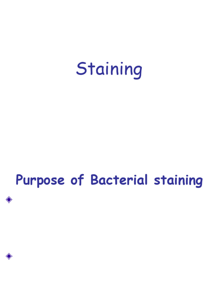 Bacterial Staining Techniques Explained | PDF | Staining | Microscopy