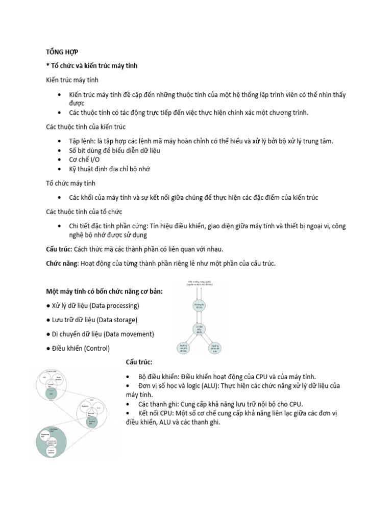 T NGH P T CH C Và Ki N Trúc Máy Tính | PDF